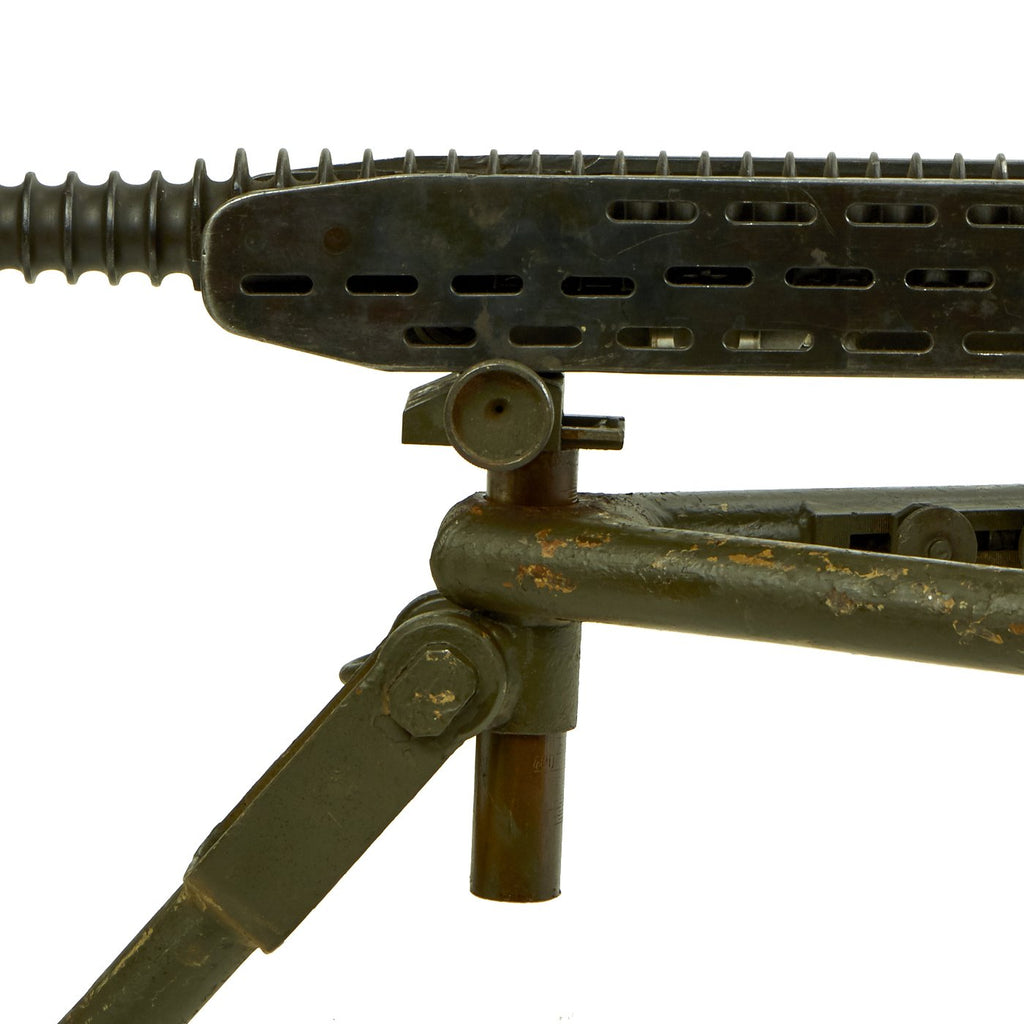 Original German WWII ZB 37(t) Display Machine Gun with Ground Mount Tr ...