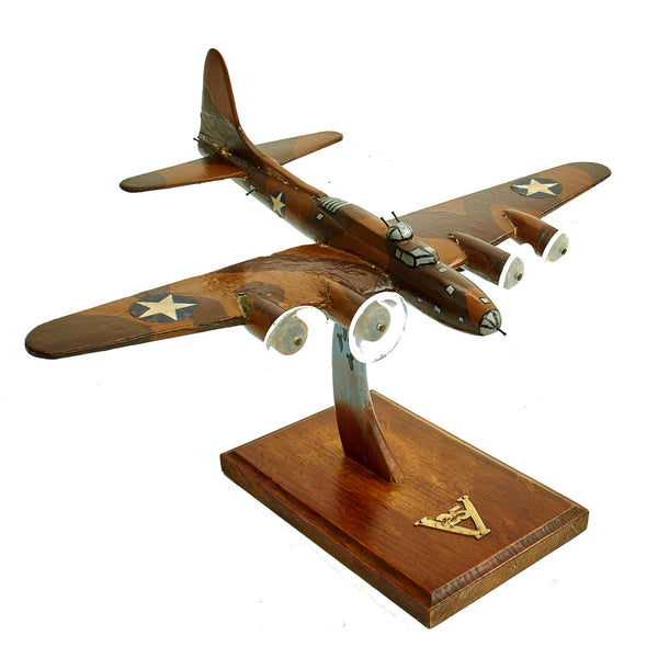 Original U.S. WWII 1943 Boeing B-17 Flying Fortress Model Airplane Tre ...