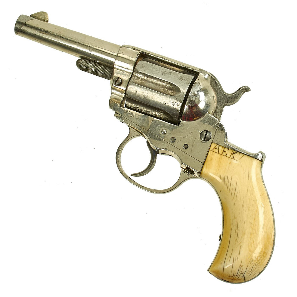 Original U.S. Colt Nickel Plated M-1877 .41cal Thunderer Ivory Grip Re ...