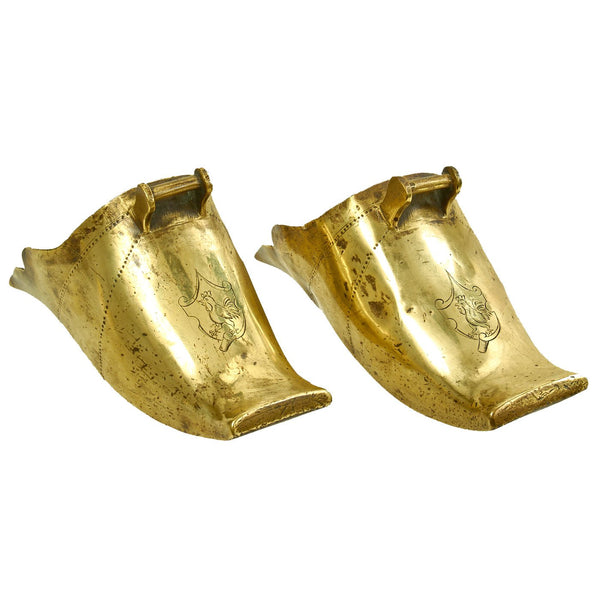 Original German Late 17th Century Conquistador Stirrups bearing the Ha ...