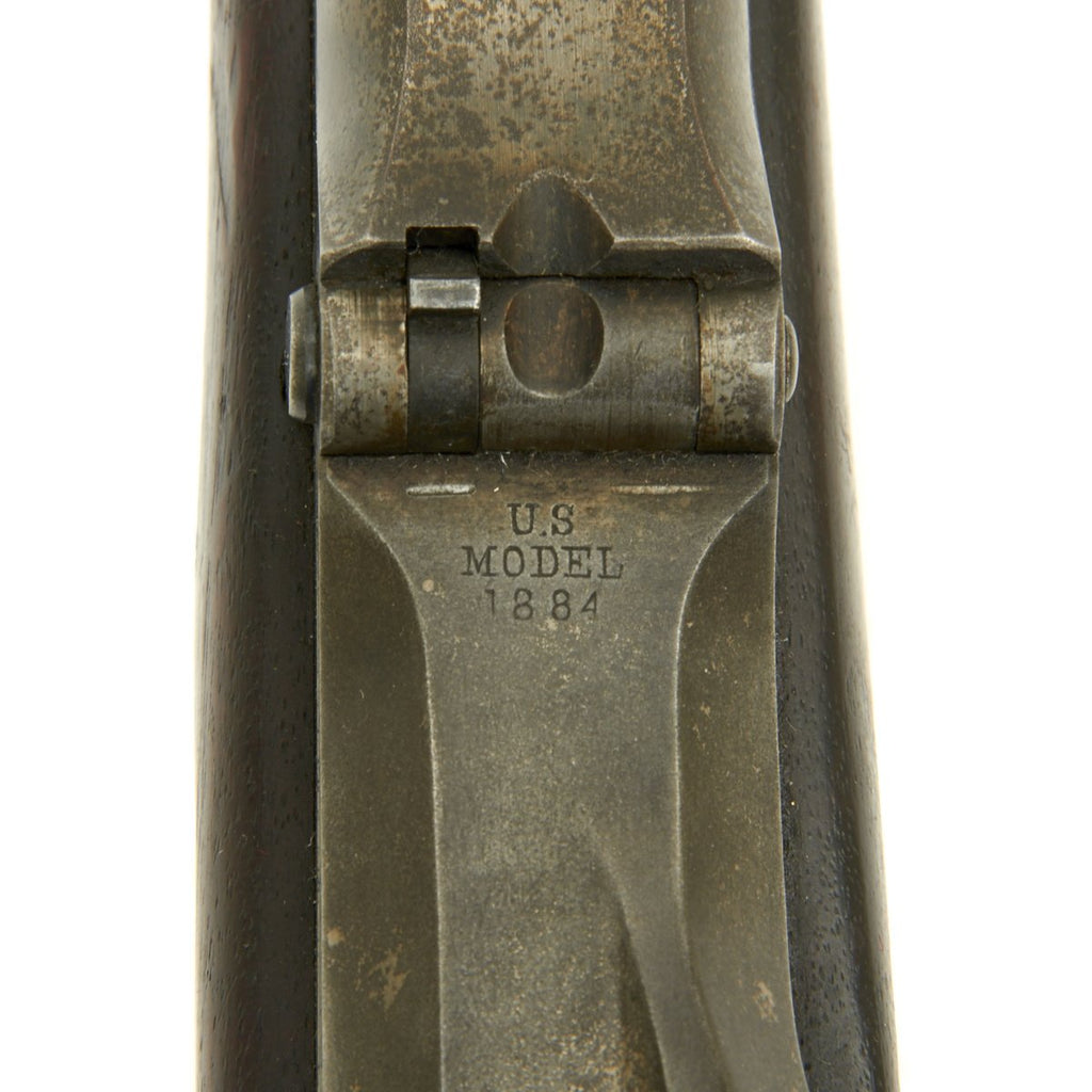 Original U.S. Springfield Trapdoor Model 1884 Round Rod Bayonet Rifle ...