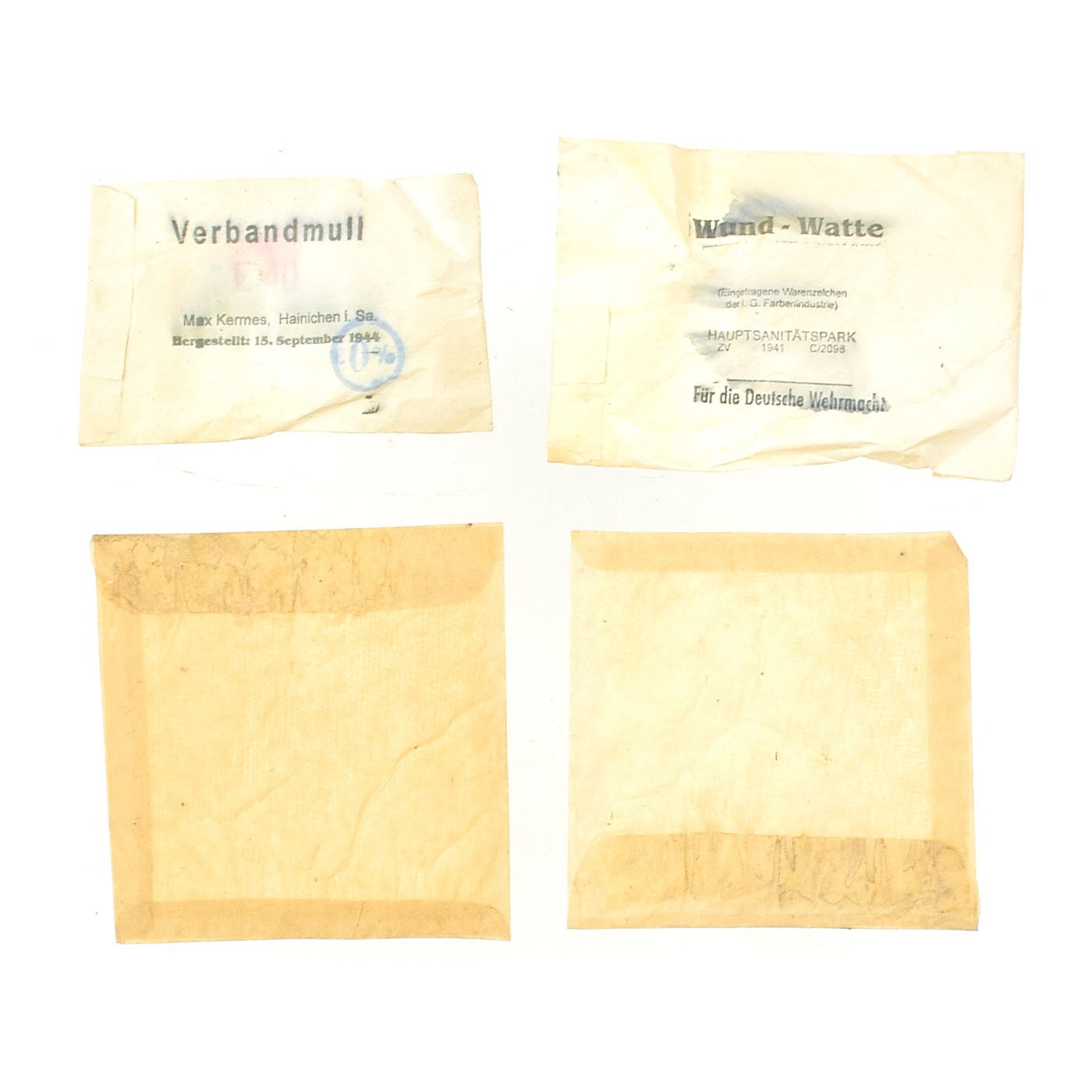 Original German WWII Luftschutz Verbandkasten Medic First Aid Set in S ...
