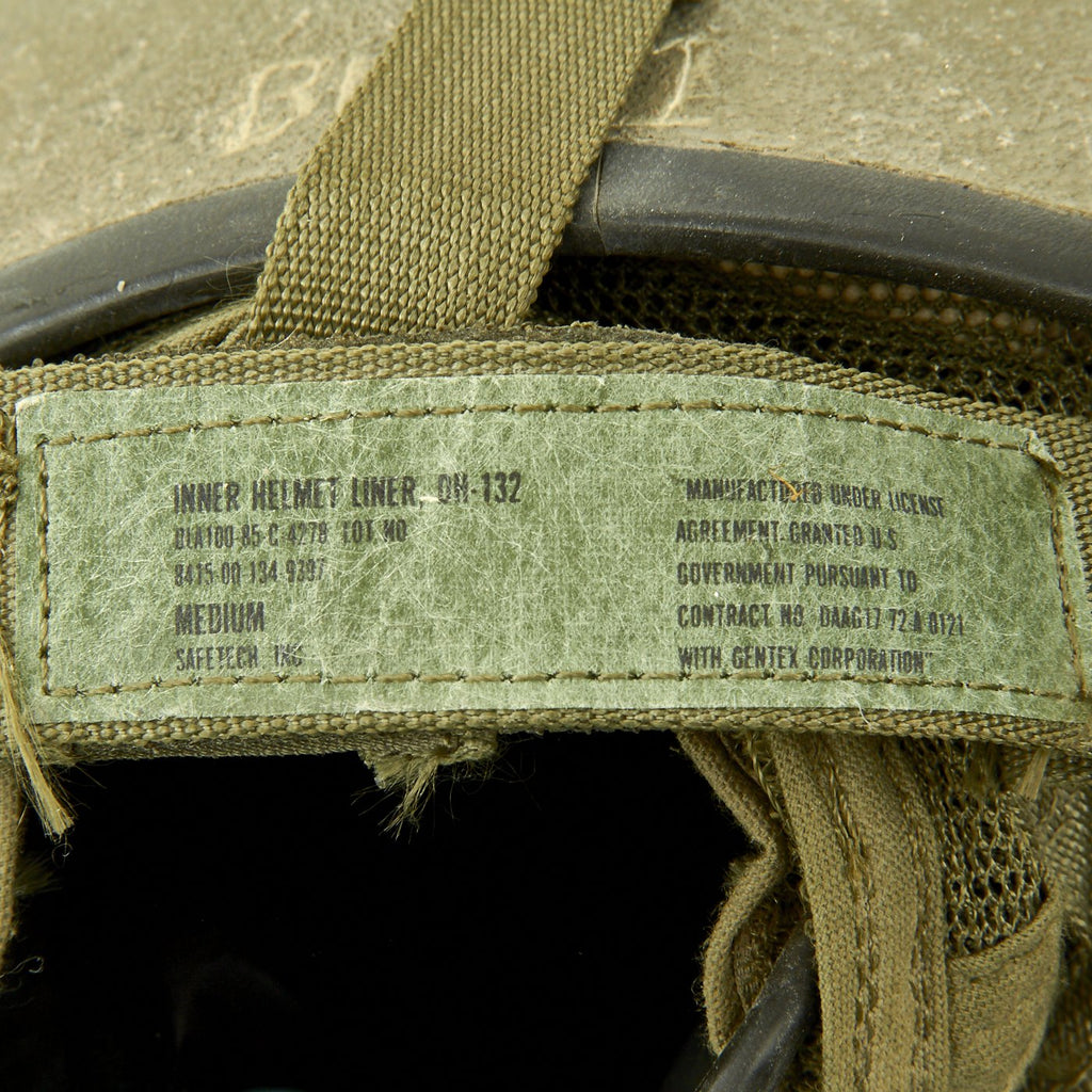Original U.S. Cold War Combat Vehicle Crew CVC DH-132 Helmet ...