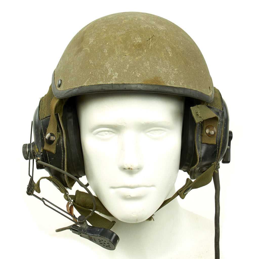 Original U.S. Cold War Combat Vehicle Crew CVC DH-132 Helmet ...