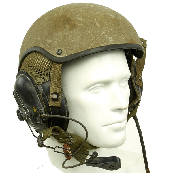 Original U.S. Cold War Combat Vehicle Crew CVC DH-132 Helmet ...