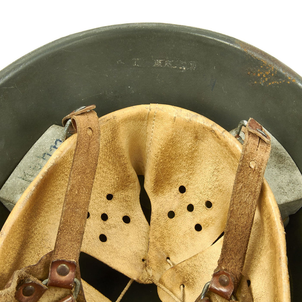 Original Cold War East German M56 Mod 2 VOPO Steel Combat Helmet - dat ...