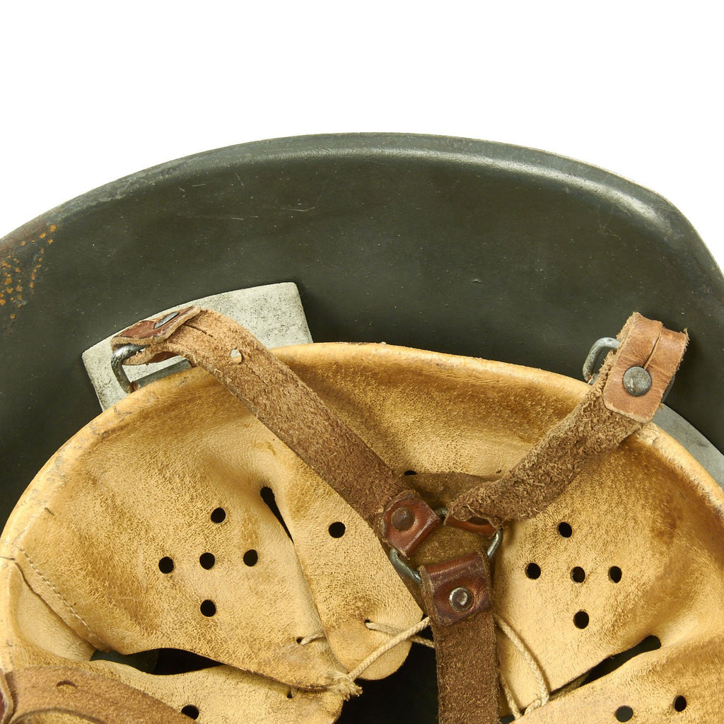 Original Cold War East German M56 Mod 2 VOPO Steel Combat Helmet - dat ...