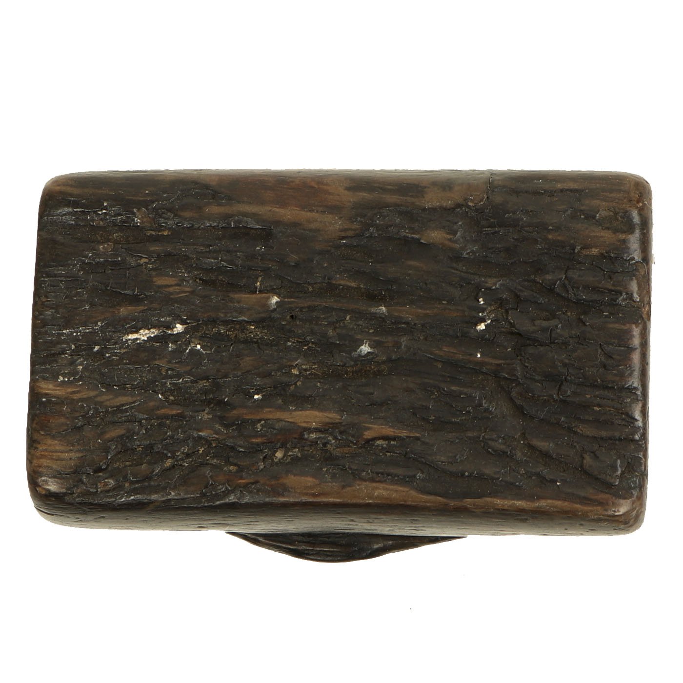 Original British Early Victorian Wooden Snuff Box made from Oak Salvag ...