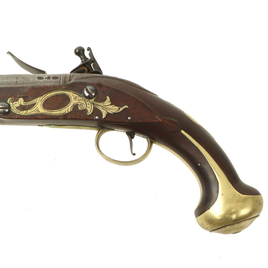 Original 18th Century English Flintlock Pistol by James Barbar with "W ...