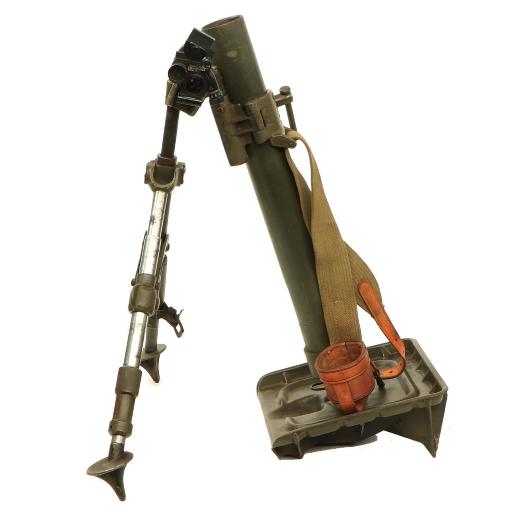 Original U.S. WWII M2 60mm Display Mortar with M4 Sight and Accessorie ...