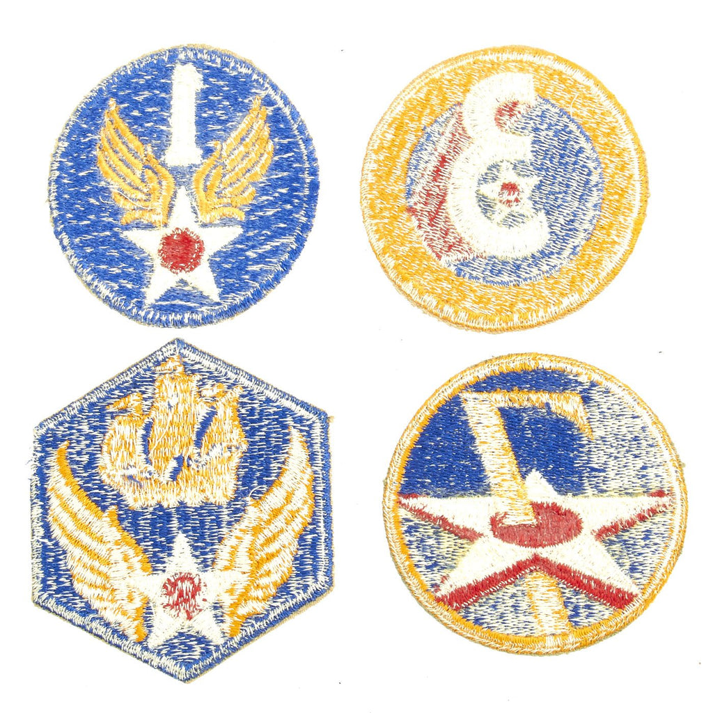 Original U.S. WWII USAAF Army Air Corps & Forces Shoulder Patch Collec ...