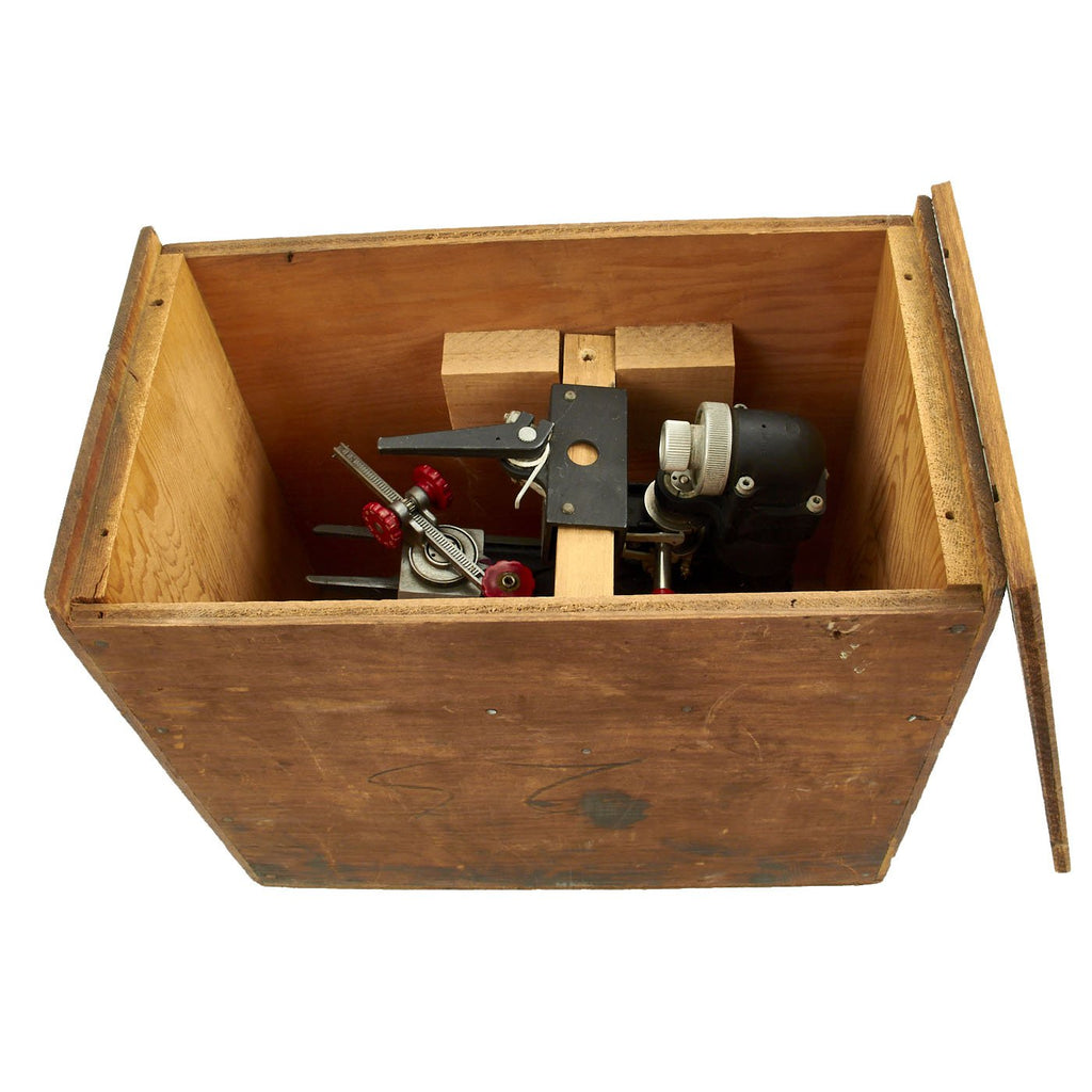 Original U.S. WWII USAAF Type B-2 Torpedo Director Sight in Transit Ch ...