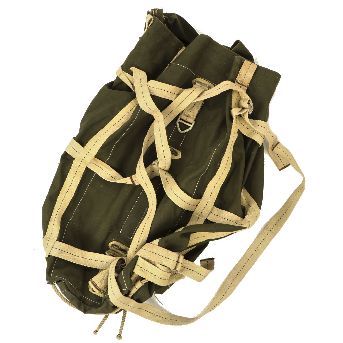 Original U.S. WWII Airborne Aerial Delivery 1944 Camouflage Parachute ...