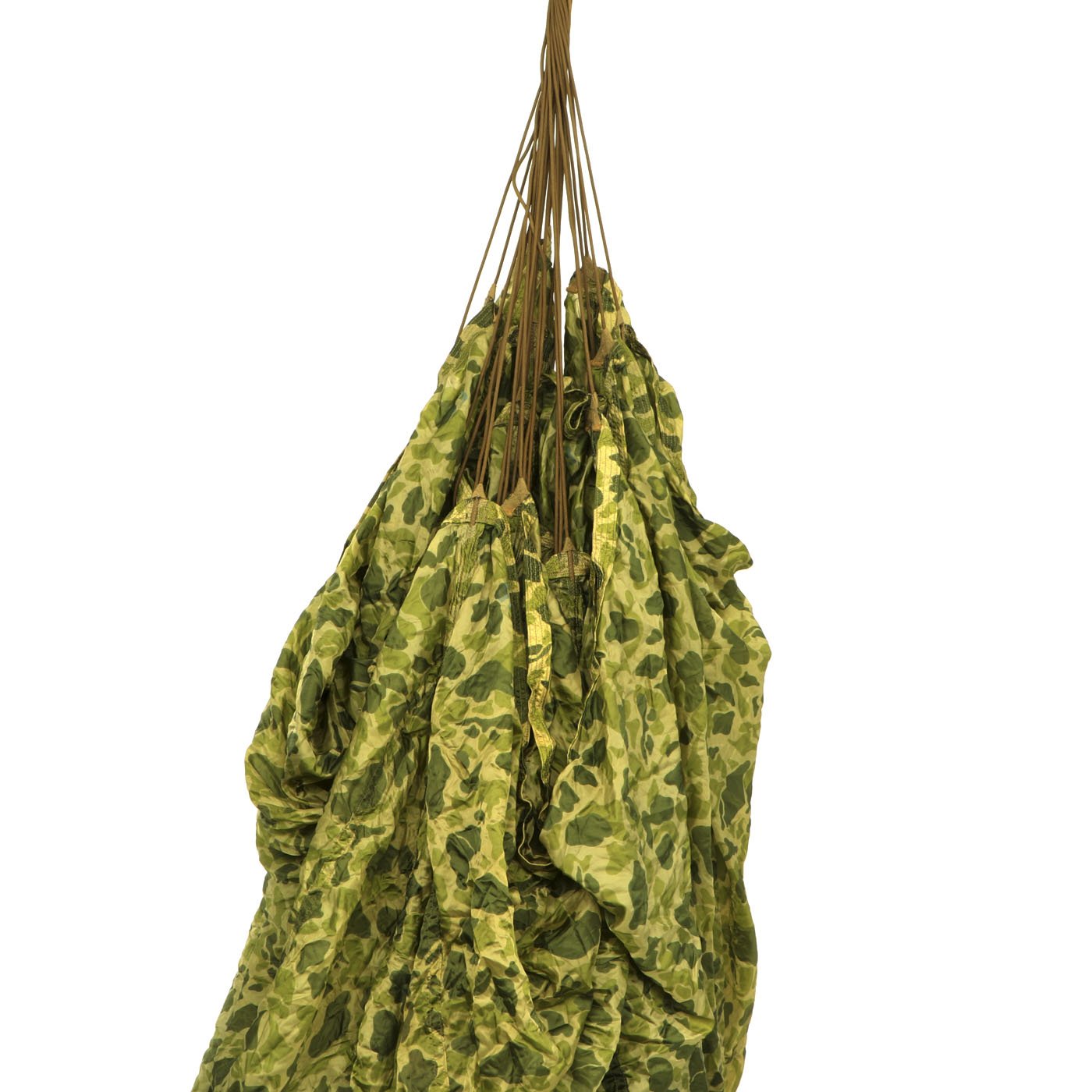 Original U.S. WWII Airborne Aerial Delivery 1944 Camouflage Parachute ...