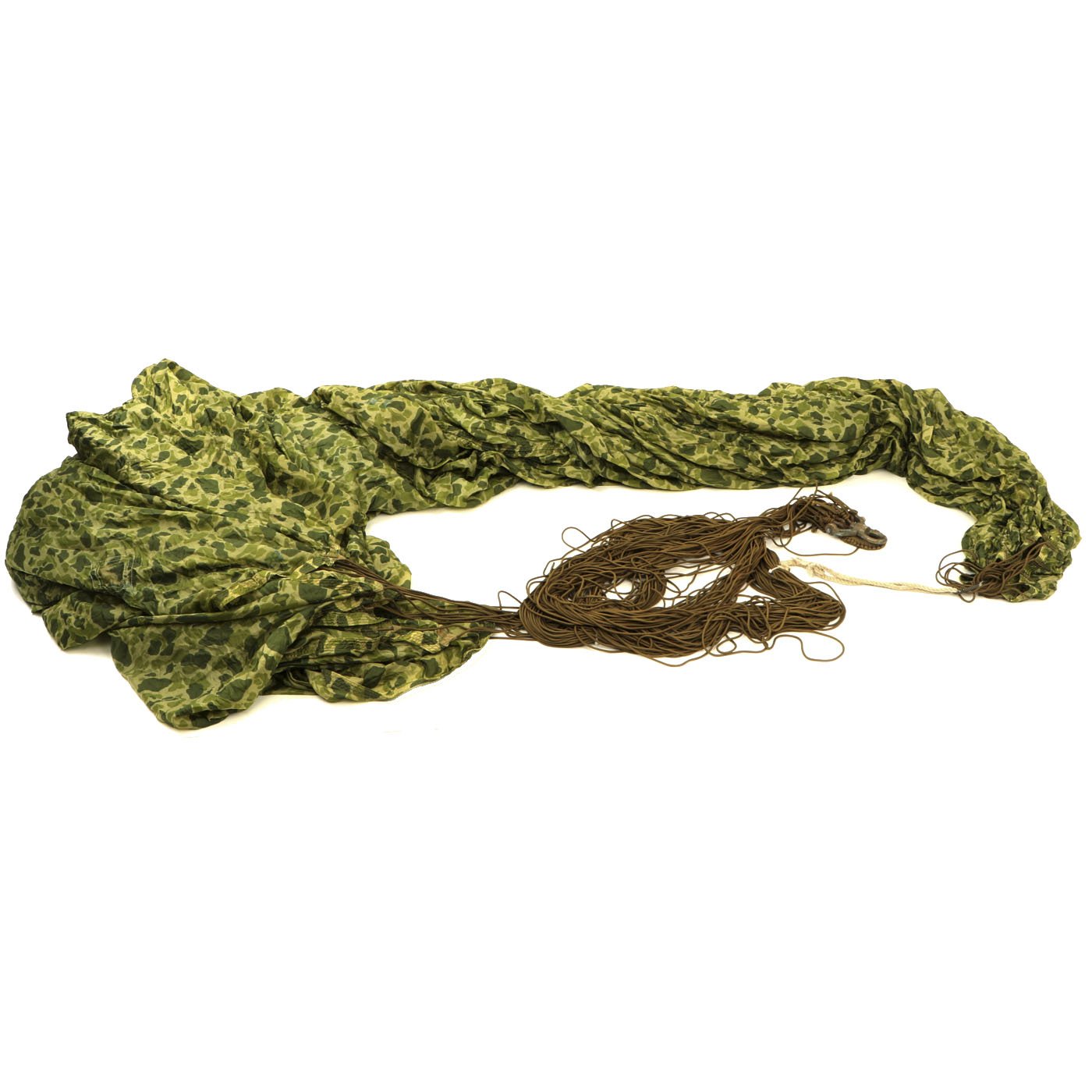 Original U.S. WWII Airborne Aerial Delivery 1944 Camouflage Parachute ...