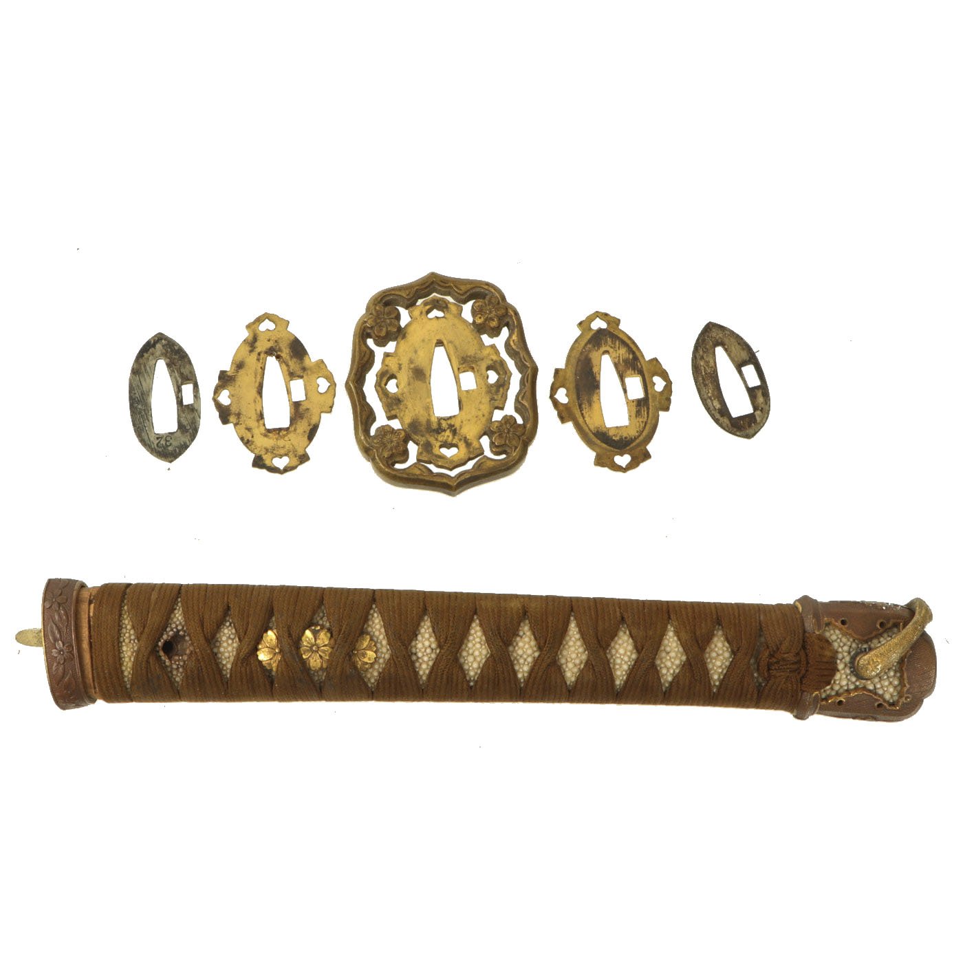 Original WWII Japanese Type 98 Shin-Gunto Katana Sword with Steel Scab ...