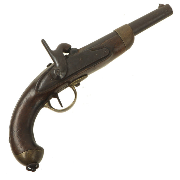 Original French Service Worn Mle 1822 Rifled Percussion Pistol made at ...