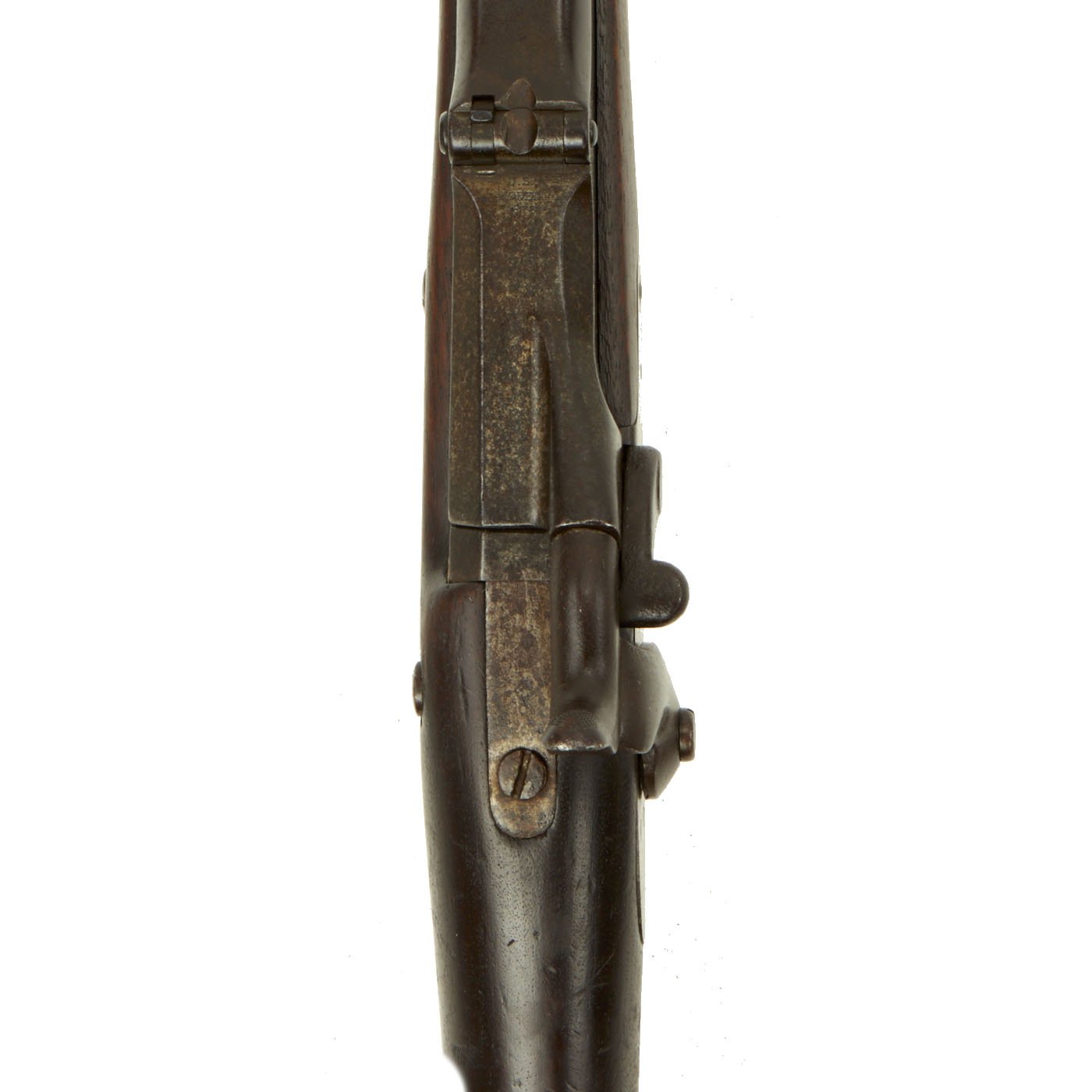 Original U.S. Springfield Trapdoor Early M1873 Cadet Rifle with Long W ...