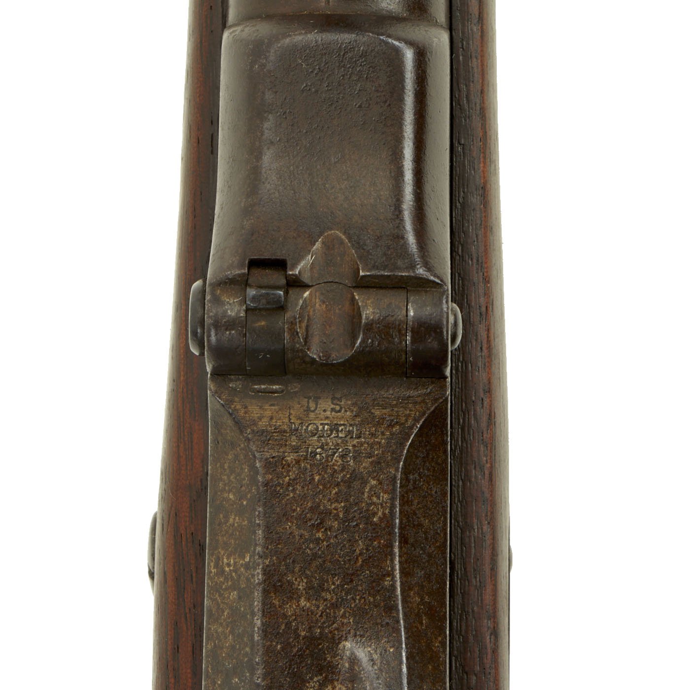 Original U.S. Springfield Trapdoor Early M1873 Cadet Rifle with Long W ...