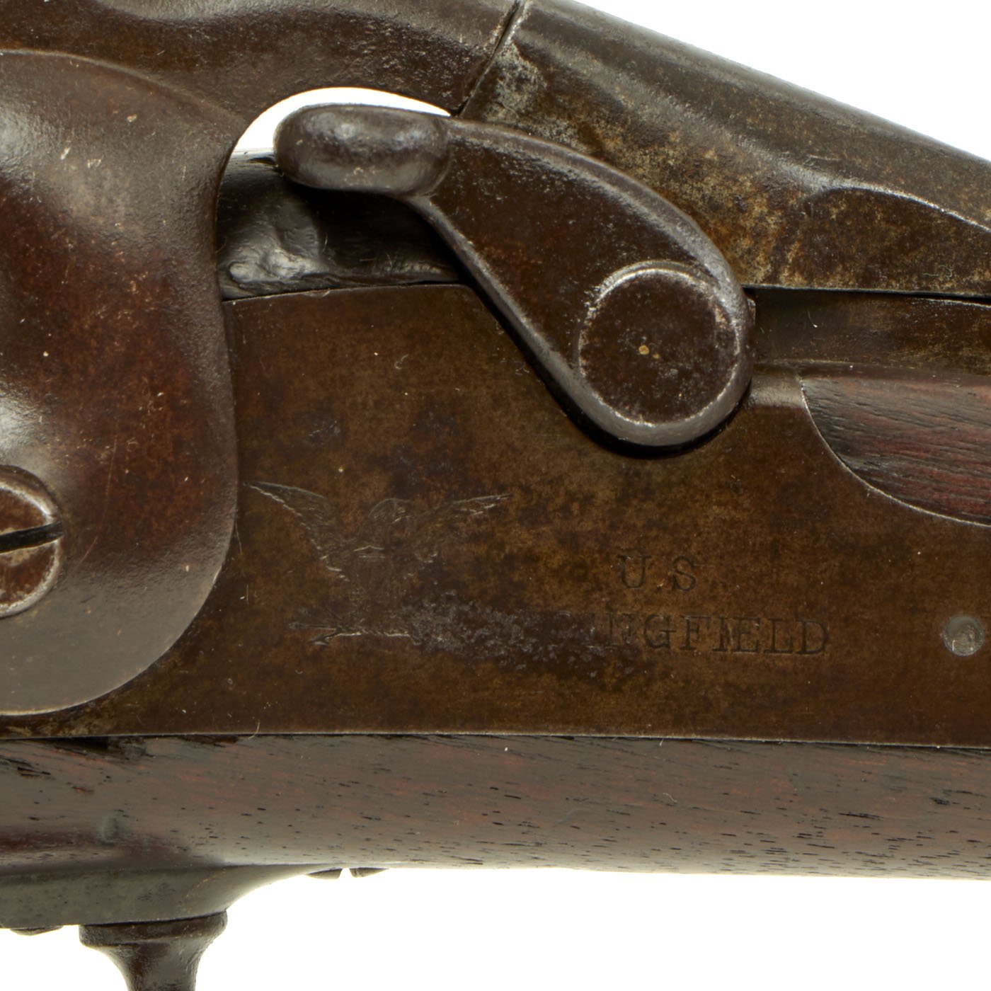 Original U.S. Springfield Trapdoor Early M1873 Cadet Rifle with Long W ...
