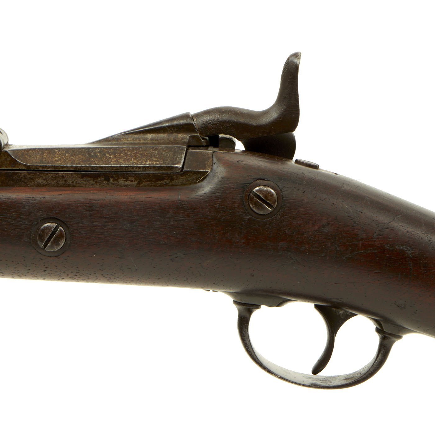 Original U.S. Springfield Trapdoor Early M1873 Cadet Rifle with Long W ...