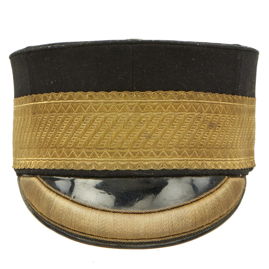 Original British Victorian Officer’s Wire Embroidery Clad Cap in Tin n ...