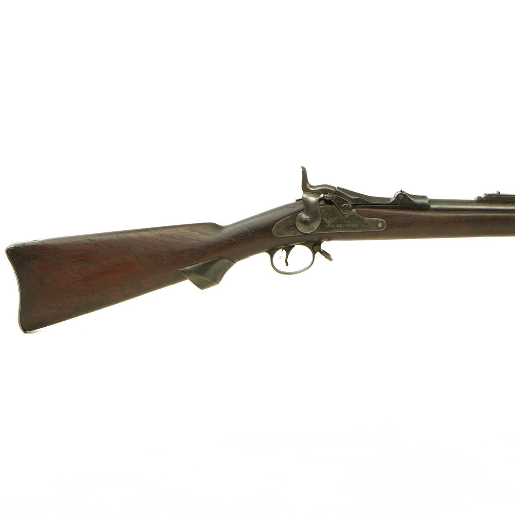 Original U.S. Springfield Trapdoor Model 1884 Rod Bayonet Rifle with P ...