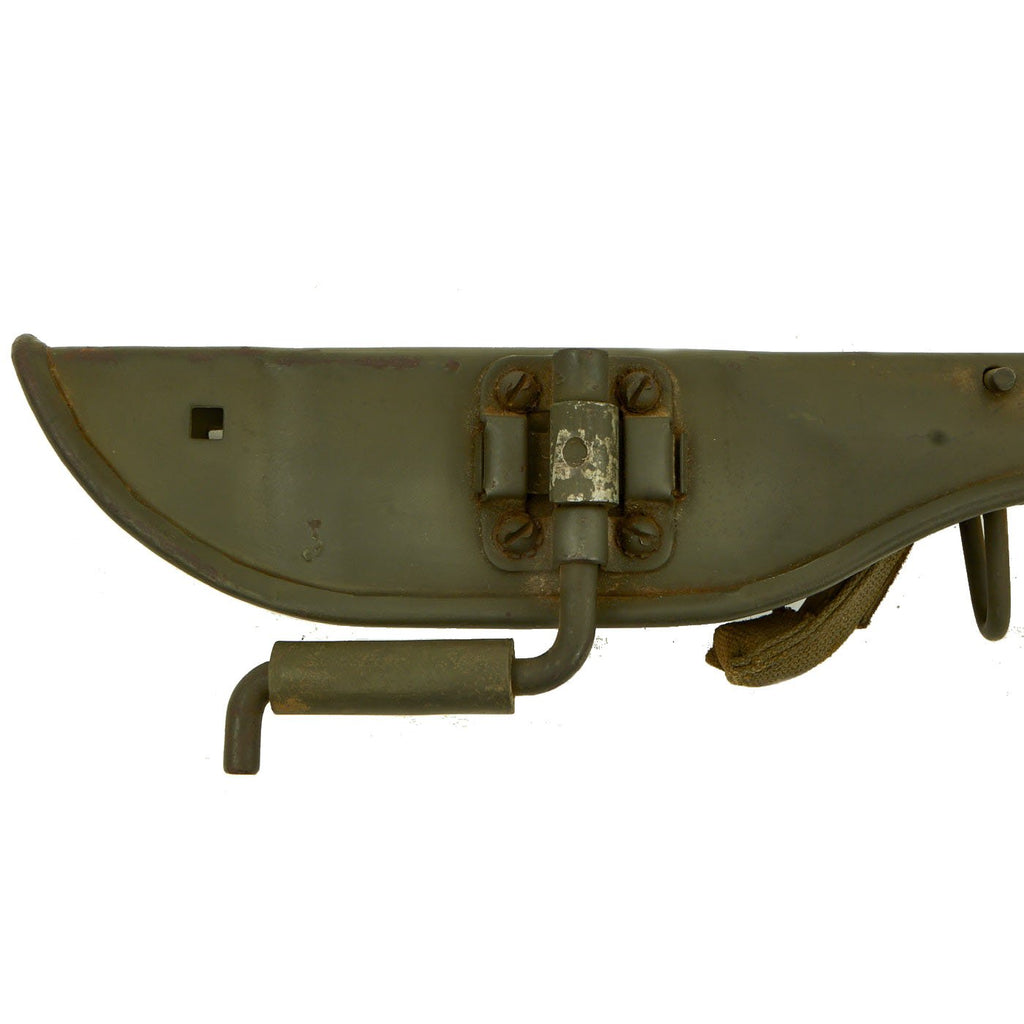 Original U.S. WWII Jeep Vehicle Universal Rifle and Carbine Gun Rack ...