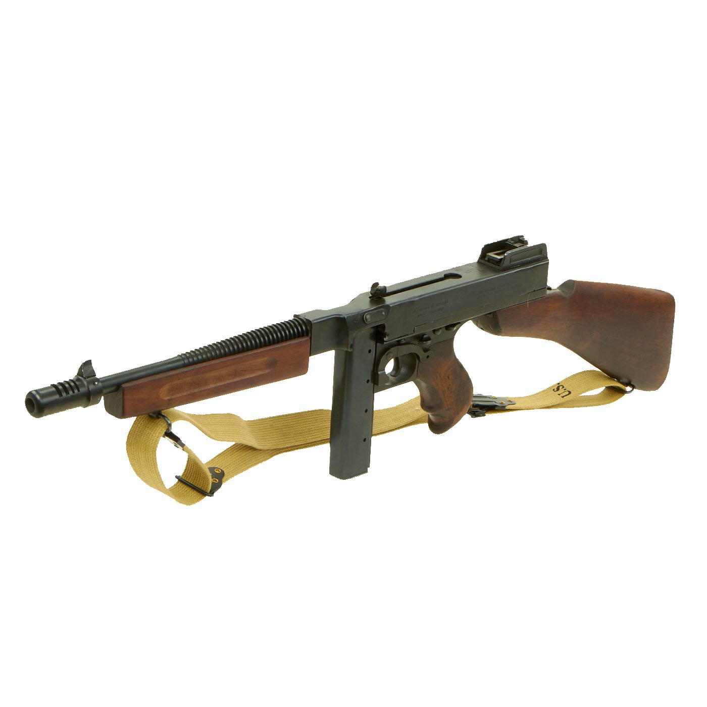 Original U.S. WWII Thompson M1928A1 Display Submachine Gun Serial NO.S ...