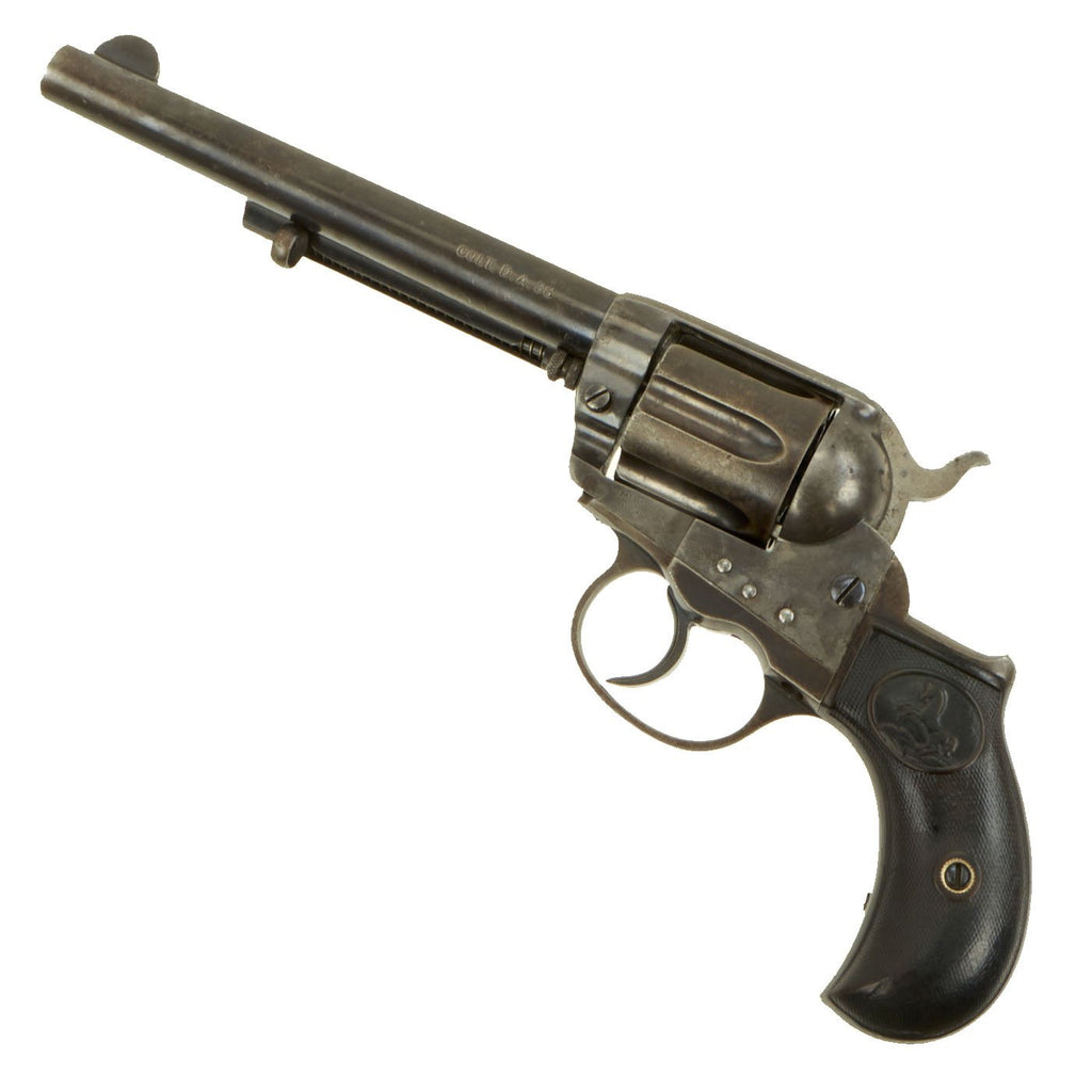 Original Antique U.S. Colt M1877 .38cal Lightning Revolver with 6" Bar ...