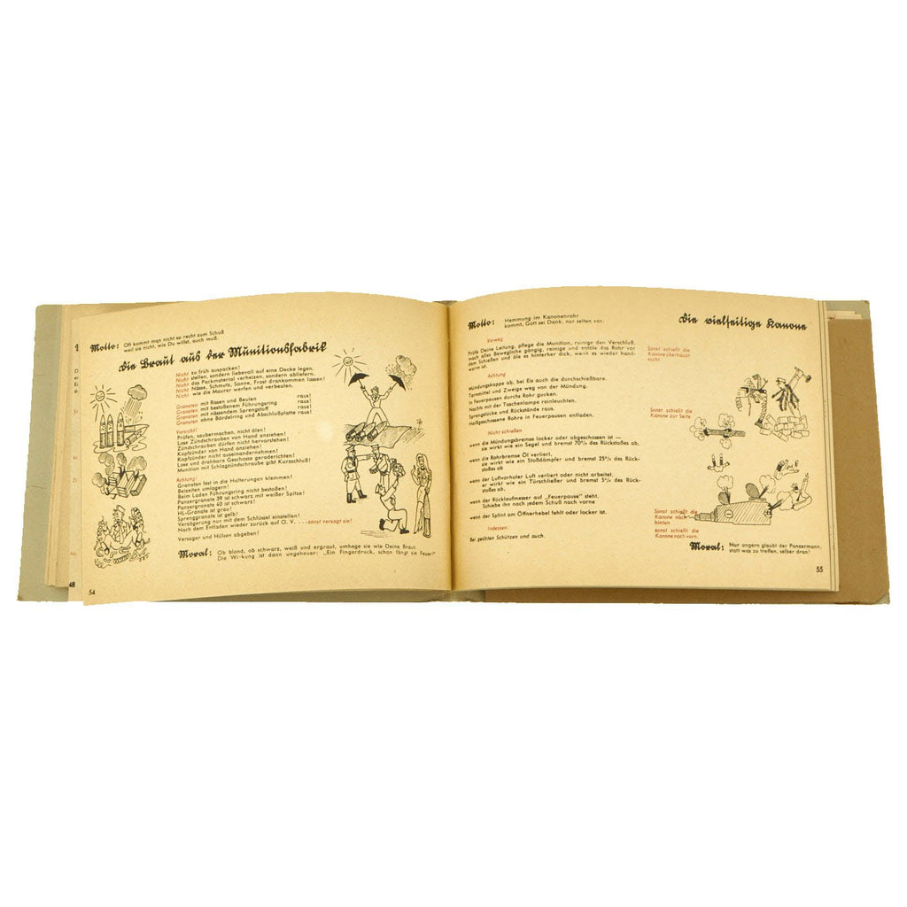 Original German WWII Tigerfibel Tiger I Tank Manual – International ...