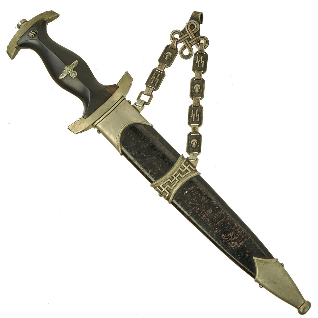 Original Rare German WWII Early Model 1936 Officer's Chained SS Dagger ...