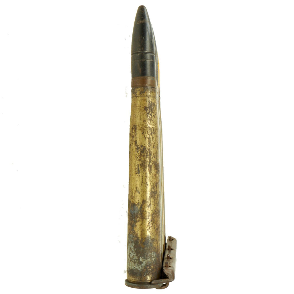 Original U.S. WWII Dated Set of Four 40mm Bofors Gun Rounds in U.S.N ...
