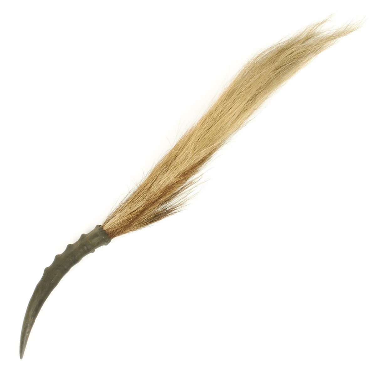 Original Zulu Antelope Horn Mounted Horsehair Fly Whisk circa 1879 ...