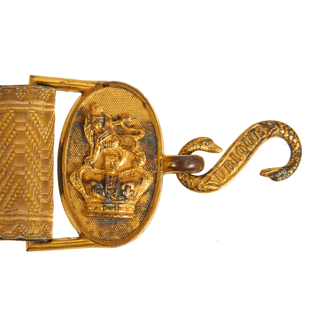 Original British Victorian Era Royal Artillery Officer's "Gimp" Leathe ...