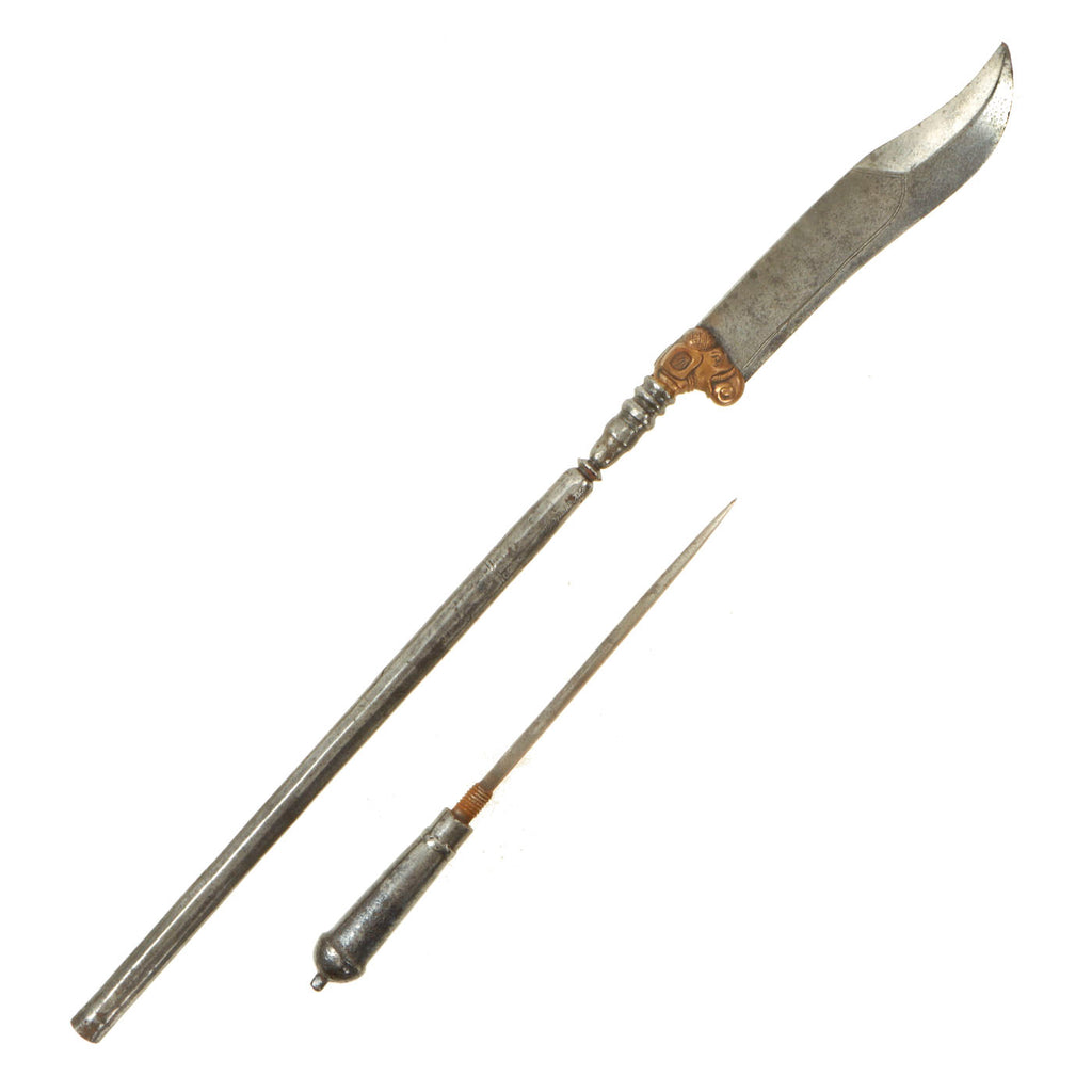 Original 18th Century Indian Bhuj Fighting “Axe-Knife” with Wootz Stee ...
