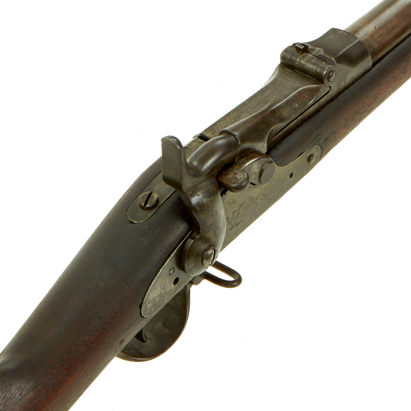 Original U.S. Springfield Trapdoor M1873/84 Rifle with Standard Ram Ro ...