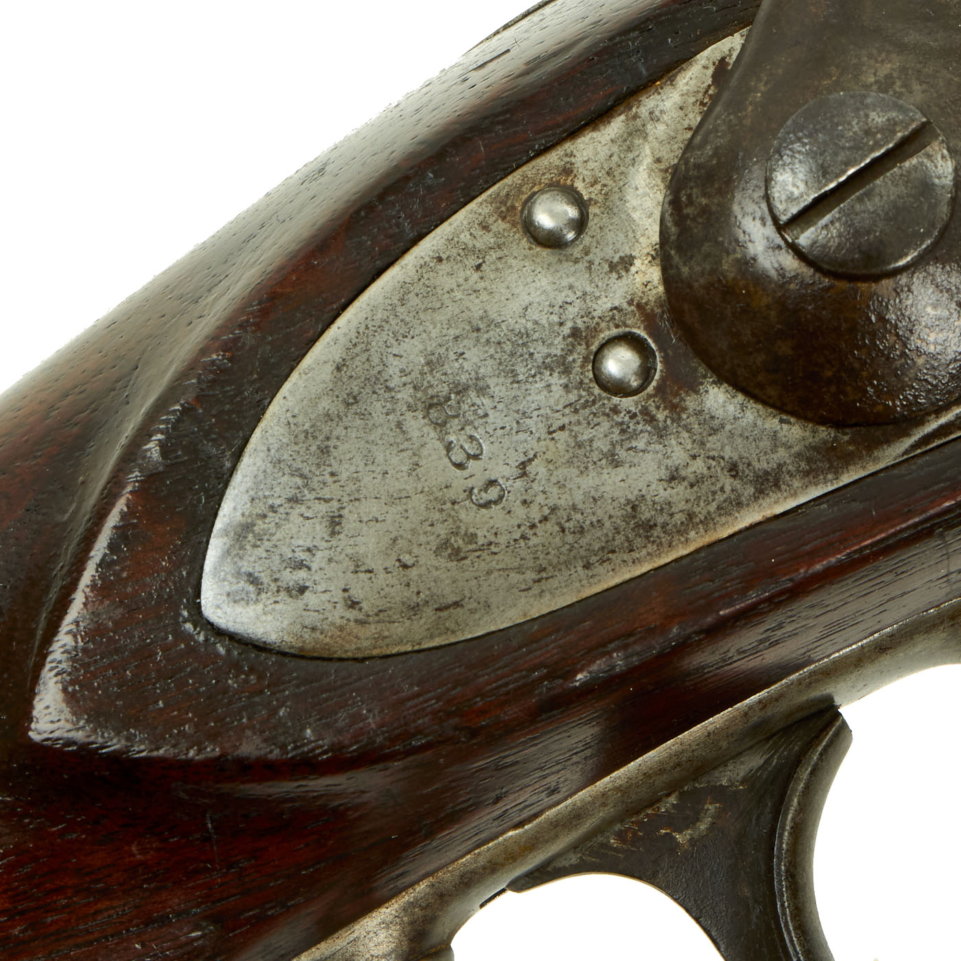 Original U.S. Civil War Era Springfield M-1835 Musket Converted to Per ...