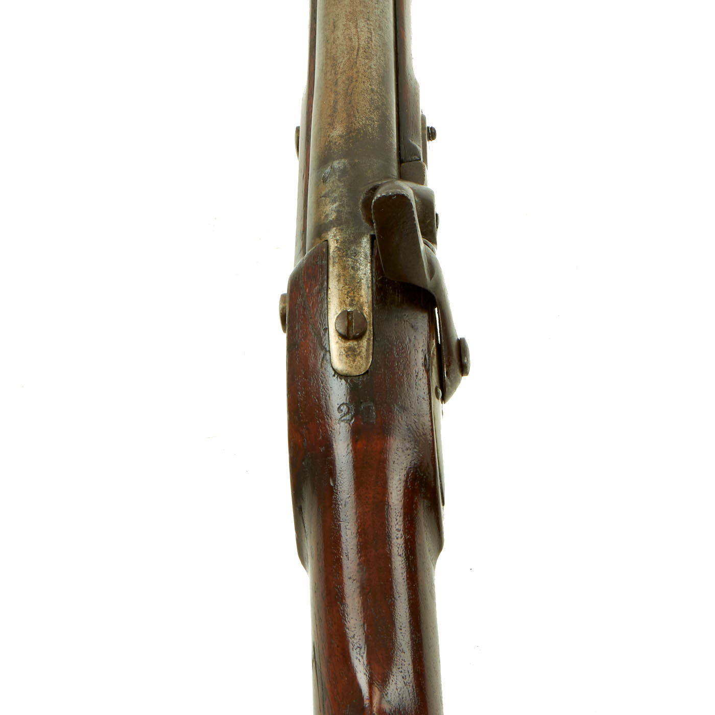 Original U.S. Civil War Era Springfield M-1835 Musket Converted to Per ...
