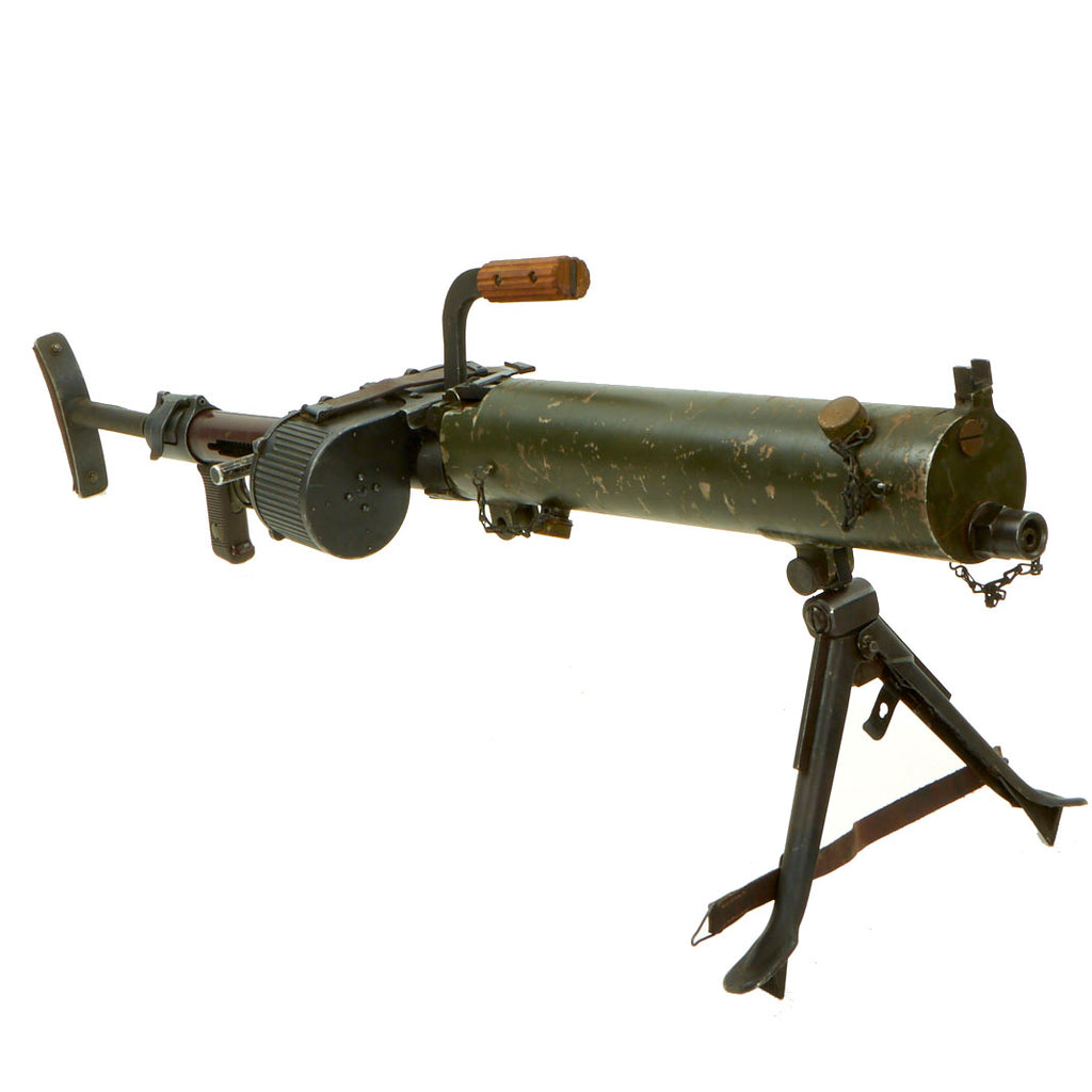 Original German WWII Rheinmetall Romanian ST-61 MG 15 Water Cooled Dis ...