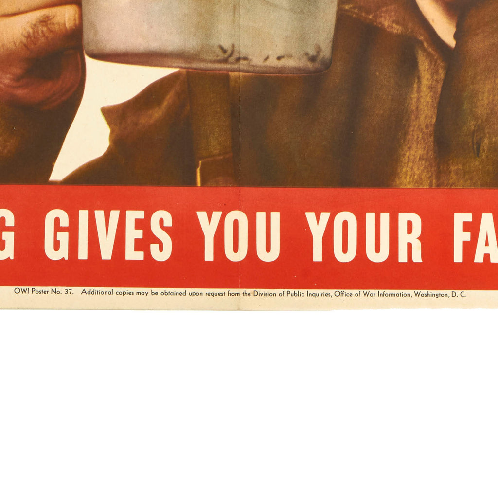 Original U.S. WWII Rationing Propaganda Poster “Do with less” - 28” x ...