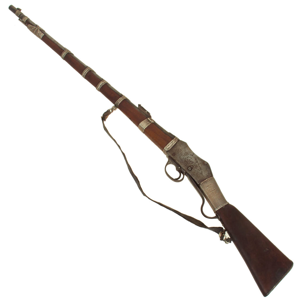 Original Belgian Made Martini-Henry Rifle Modified and Silver Decorate ...