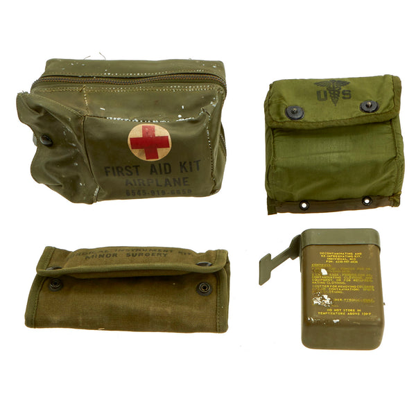 Original U.S WWII Jeep Emergency First Aid Kit 12 Unit - Complete ...