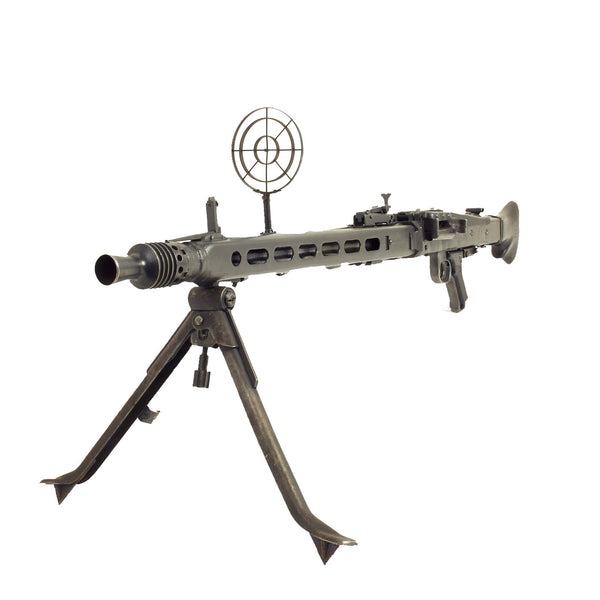Original German WWII MG 42 Display Machine Gun with Front Anti-Aircraf ...