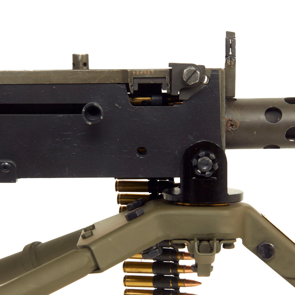 Original U.S. WWII Browning .30 Caliber M1919A4 Display Machine Gun wi ...