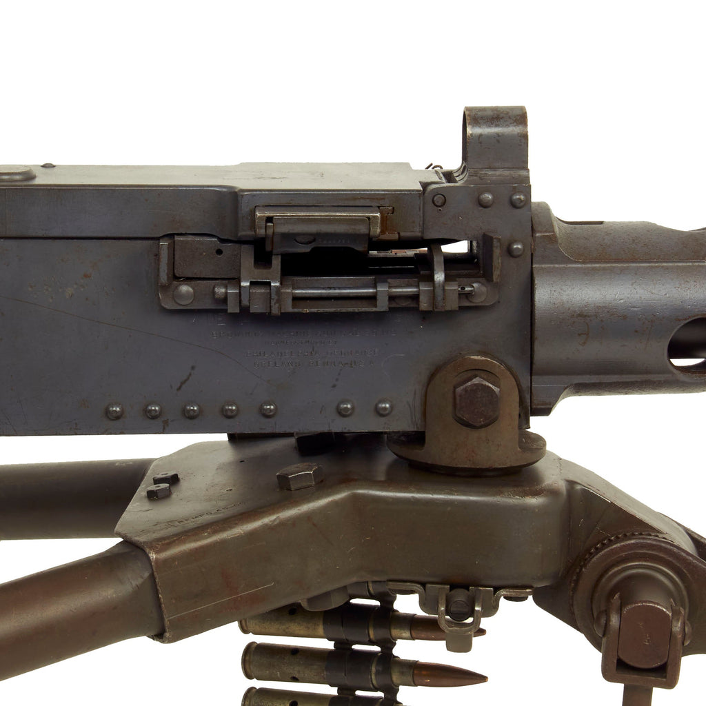 Original U.S. WWII Type M2HB Browning .50 Caliber “Ma Deuce” Display M ...
