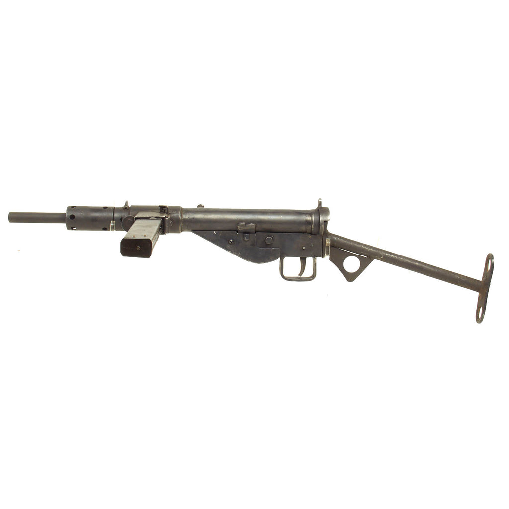 Original British WWII Sten MkII Display Submachine Gun with "T" Butt S ...
