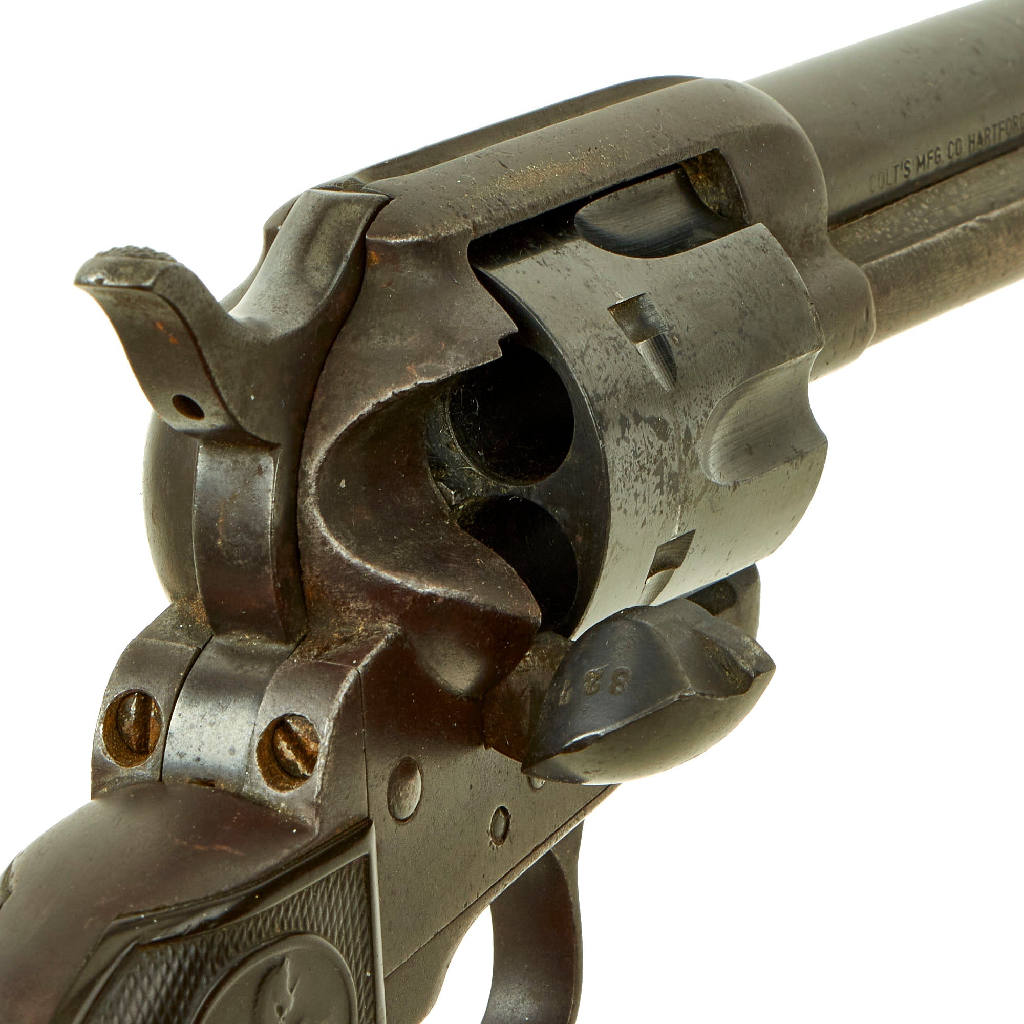 Original U.S. Colt .45cal Single Action Army Revolver made in 1881 wit ...