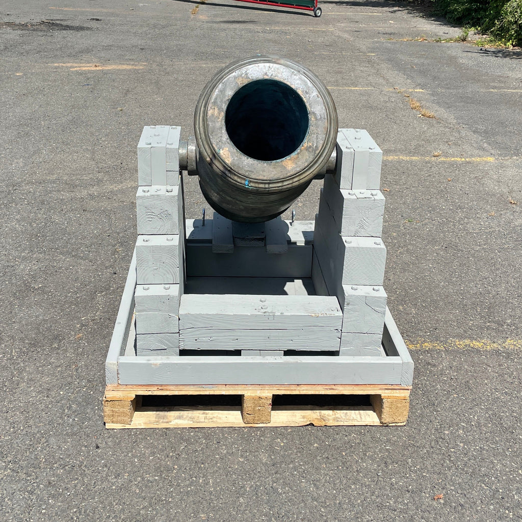 Original European 18th Century Massive Bronze Howitzer with 11 Inch Bo ...