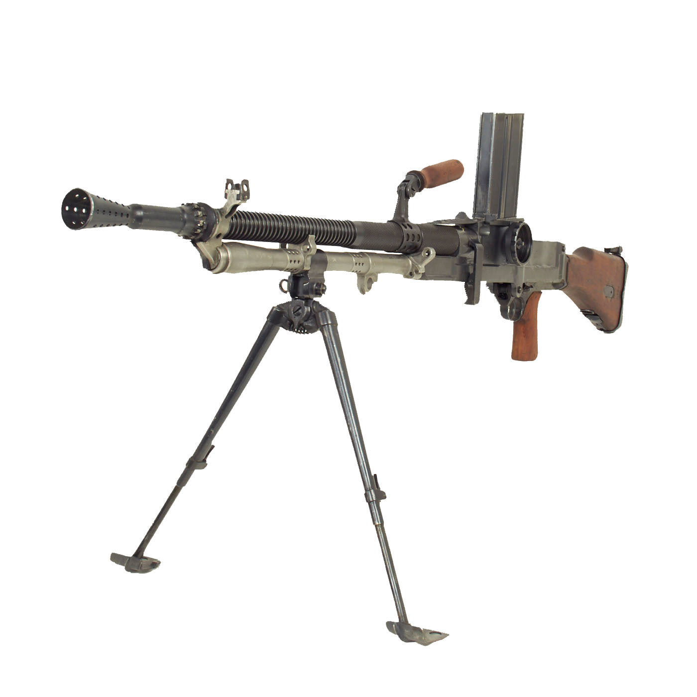 Original WWII Czech ZB-30 German MG30(t) Display Machine Gun with Waff ...